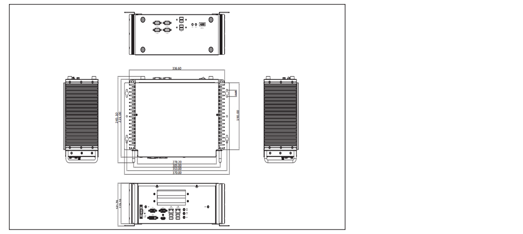 PER535A | Intel Core™ i7 Ivy Bridge 3610QE, 9V~24V DC Input, -40°C to 70°C | PERFECTRON